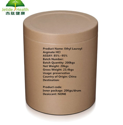 Ethyl Lauroyl Arginate HCl Chemical Food Preservatives CAS 60372-77-2