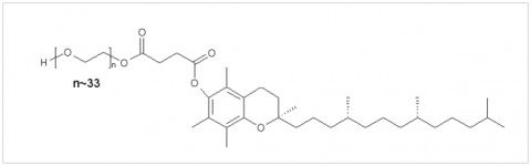 Pharmaceutical Excipients TPGS 1500 , α-Tocopherol Polyethylene Glycol 1500 Succinate