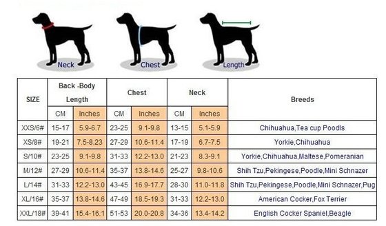 Personalised Custom Dog Hoodies plain Coats for winter 8# , 10# ,12#