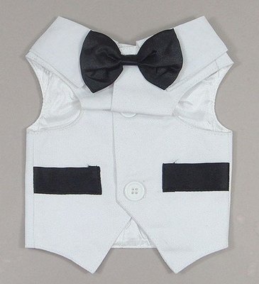 Eco-Friendly wedding Doggie Tuxedo Costume Elegant dog suit cotton for chihuahua
