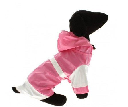 Spring , Summer Puppy Rain Coat / Dog Raincoat l Size For Pekingese , Pug