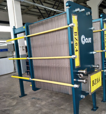 Sugar Refinery Titanium Plate Heat Exchanger Climbing Falling Film High Exchange Efficiency