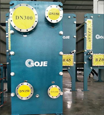 Unit Water Cooled Plate Heat Exchanger Dismountable Heavy Calibre Techbologie