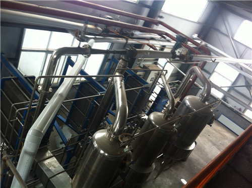 Evapotrative Water Cooled Plate Heat Exchanger Muiltiple Effect Juice Milk Concentration