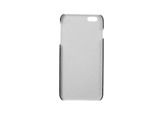 Dark Black IPhone 6s Scratch Resistant Phone Case PC Material With Margin