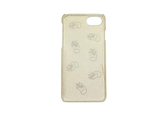 Black IPhone 7 Plus Cell Phone Back Cover PC Material With UV Printing Cats