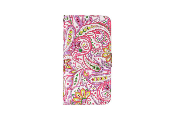 Easy Button Iphone Leather Case , Pu Leather Wallet Case Dust Resistance