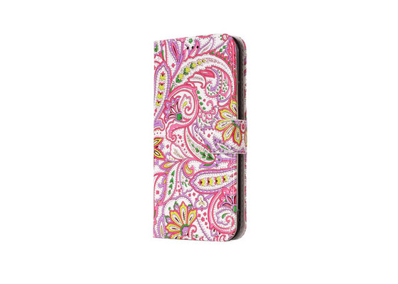 Easy Button Iphone Leather Case , Pu Leather Wallet Case Dust Resistance