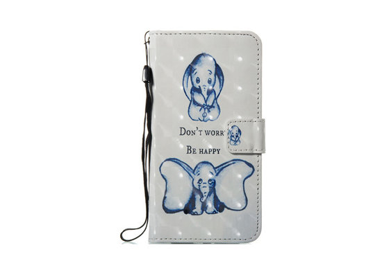 White Outside Credit Card Cell Phone Case , iPhone X Card Wallet Phone Case