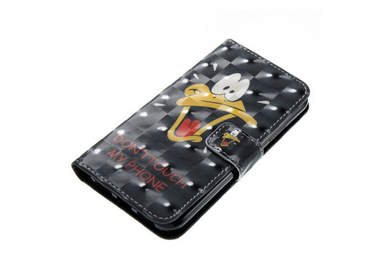 Donald Duck Pu Leather Phone Case Anti Scratch Stylish Textured Surface
