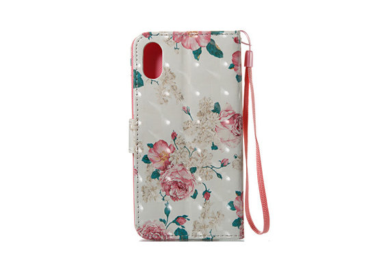 Pu Leather IPhone X Phone Case Smooth Surface Snowproof OEM Service