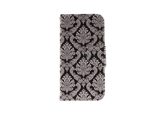 Protective Magnetic Leather Case , Custom Made Iphone Case With Card Holder