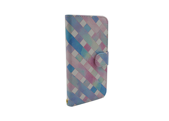 Protective Smartphone Wallet Case , Leather Flip Phone Case With Belt Loop