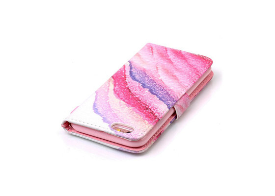 Multi Function Scratch Resistant Phone Case Dustproof Lightweight Pink Color