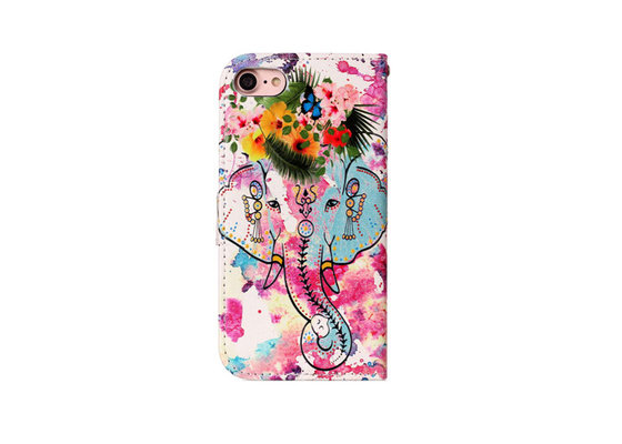 Elephant Head Colorful Scratch Resistant Phone Case For IPhone 7 Plus