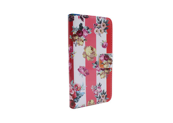 Custom Printed Scratch Resistant Phone Case Waterproof Fading Flowers Pattern