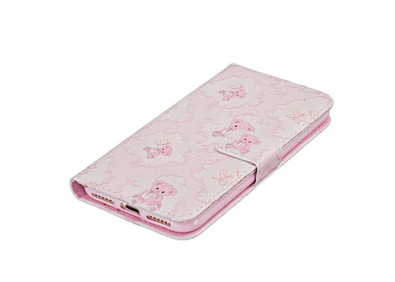 Bears Pinky Beauty Phone Cases , Protective Apple Iphone Wallet Case