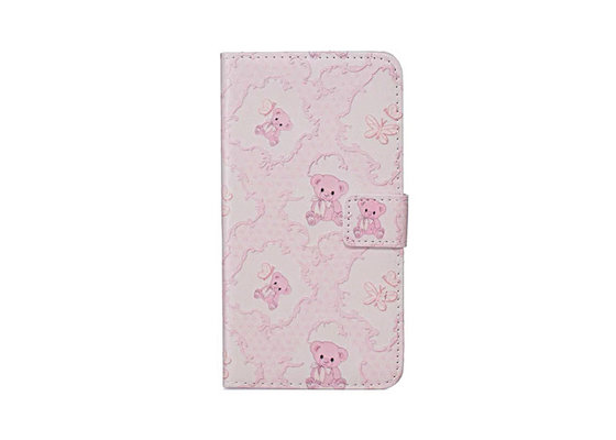 Bears Pinky Beauty Phone Cases , Protective Apple Iphone Wallet Case