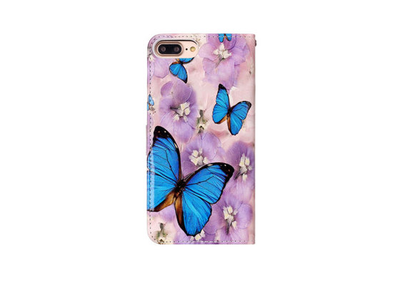 Purple Flowers IPhone Custom Made Phone Cases Anti Shock Eco - Friendly