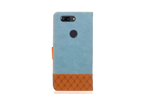 Plain Simple Custom Made Phone Cases Smooth Surface Flip Open Design