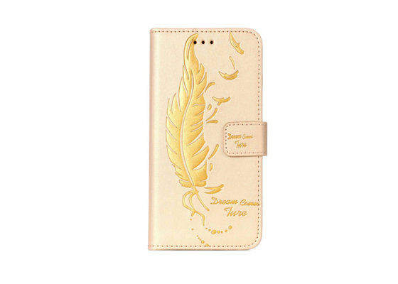 Luxury Style Gold Custom Made Phone Cases Tpu Material Easy Installation