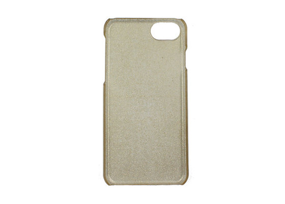 Golden Powder Mobile Phone Back Cover , Plain Color Iphone 7 Back Cover