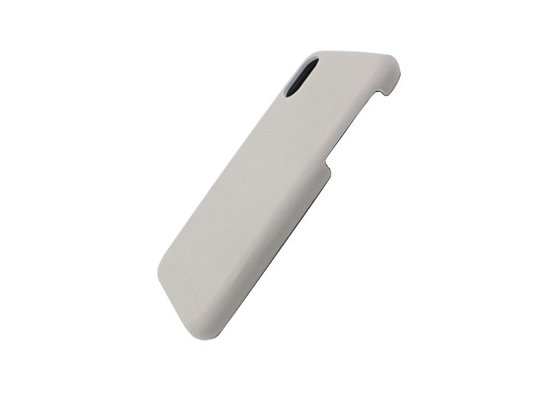 Plain Simple Matte PC Phone Case Custom Made Grey Color SGS Certification