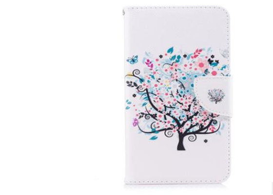 Colorful Tree Pu Leather Phone Case Mixed Color With Multi Function For Huawei