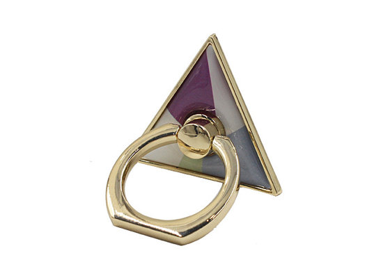 Triangle Design Smartphone Finger Holder For Promotion Gifts , Mobile Phone Finger Holder