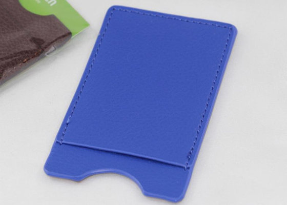 Pu Leather Sticky Credit Card Wallet Holder For Cell Phone Accessories To Carry Card