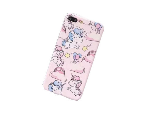 Unicorn Pink iPhone X Phone Case Waterproof Scratch Resistance For Protective