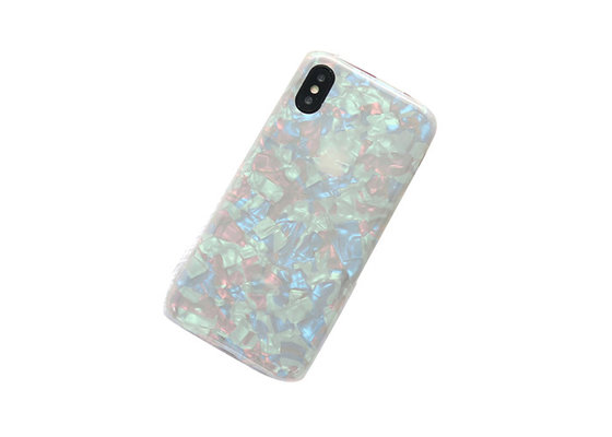 TPU Cell Phone Back Cover , IMD Printing Shell For Iphone , Rubber Protect The Adges