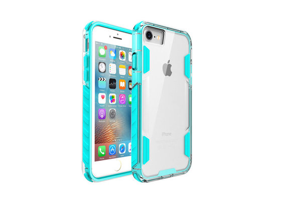 Simple And Comfortable TPU / PC iPhone 8 Plus Phone Case Smooth Surface Not Sticky