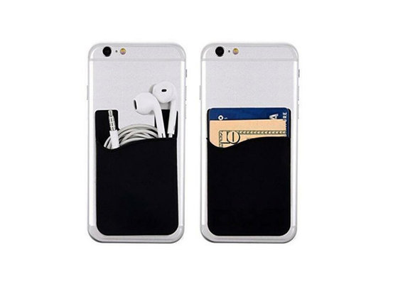 Mobile Phone Accessories Silicone / PVC Driving License Card Holder For Smartphone