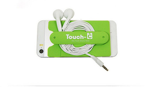 Custom 3M Sticky Adhesive Great Sticker Silicone Credit Card Holder Wallet Pocket