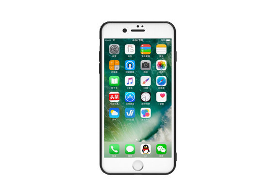 Iphone TPU / PC Cell Phone Back Cover With UV Printing Design Scratch Resistance