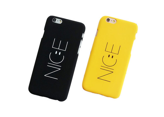 Slim Dull Polish Surface With Silkprint Nice Smile Pc Cell Phone Case For Iphone
