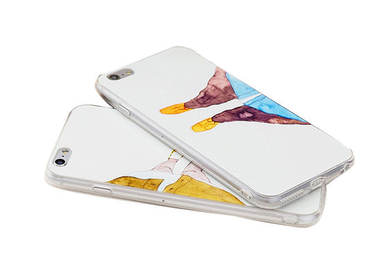 TPU / PC Apple Cell Phone Cases With UV Printing Design For Iphone 6 / 6s