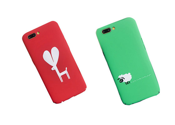 Red And Green Color Cute Animal Pc Phone Cover For Oppo / Iphone X