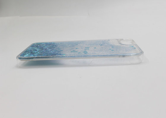 Blue Color Bling Bling Glitter Circular sequined Pc Phone Back Cover Case