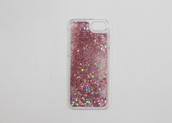 Special Color Glitter Custom Made Phone Cases With Heart - shaped sequins