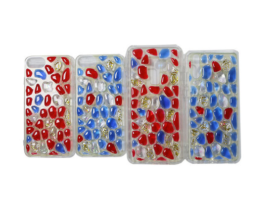 Irregular 3D Glue TPU / PC Samsung Galaxy Phone Cases S8 / S8Plus / S9 / S9 Plus