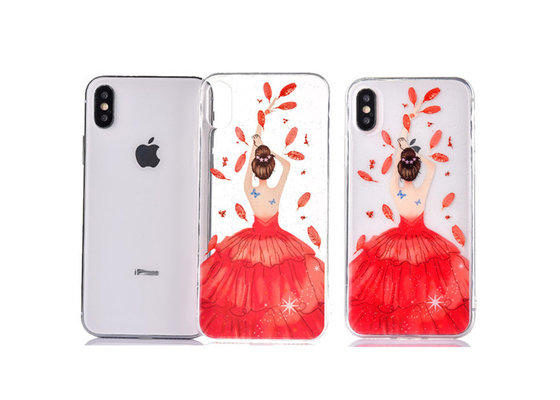 Shiny Protective Phone Cases Shell Thick TPU Edge Protection Screen For 6 Plus 7