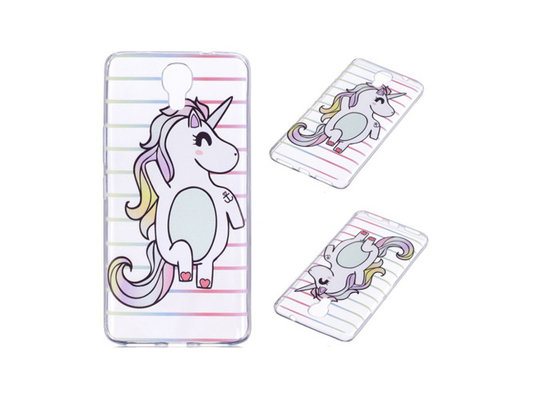 TPU With Unicorn UV Printing Cell Phone Back Cover For Infinix Note4 X572