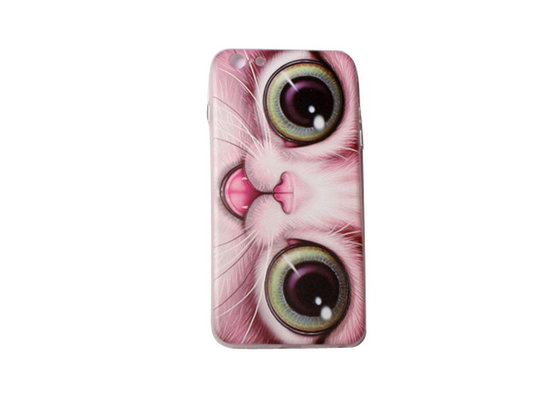 3D Popular Cute Cat Face Scratch Resistant Phone Case For Iphone 6 No Fingerprint
