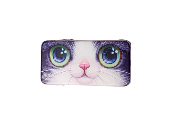 3D Popular Cute Cat Face Scratch Resistant Phone Case For Iphone 6 No Fingerprint
