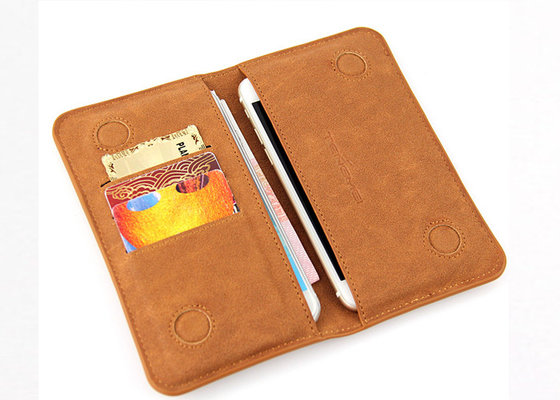 Multifuntion Matting Pu Leather Phone Case Felt Mobile Phone Case For Iphone