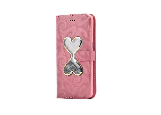8 Color Creative Quicksand Pu Leather Flip Case Dirt Proof For Samsung And Iphone
