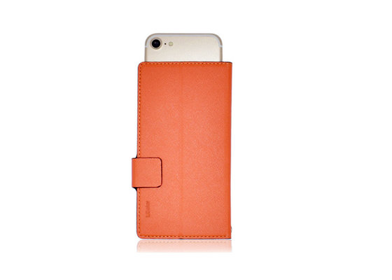 Universal Scratch Resistant  PU PC Smartphone Wallet Case With New Funtion
