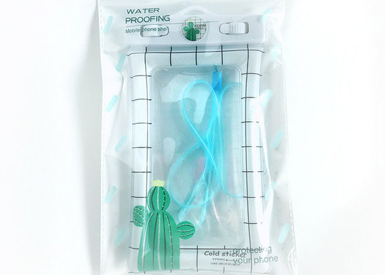 Fresh Style Mobile Phone Accessories PVC Transparent Waterproof Phone Bag For Swimming
